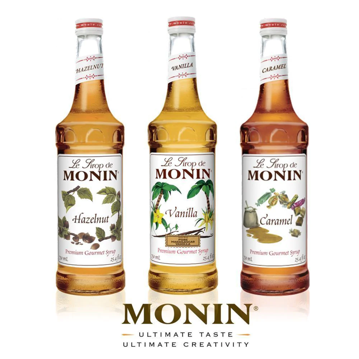 Monin Syrups 1 Liter Bottles | Fetterman's: Deli • Coffee • Kombucha • Ice Cream • Eatery